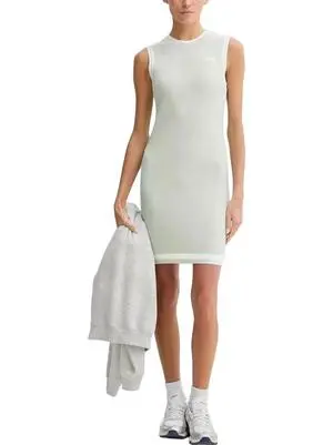 Guess Gabry Perforated-knit Sleeveless Mini Dress - Grey