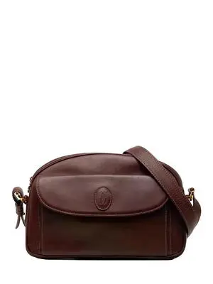 Cartier Leather Crossbody Bag - Red