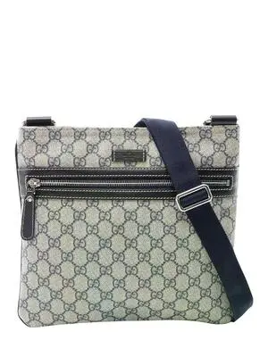 Gucci Gg Supreme Canvas Crossbody Bag - Neutrals