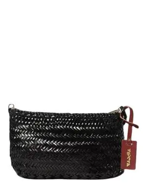 VIPERA Goya Woven Leather Clutch Bag