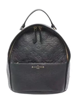 LOUIS VUITTON Sorbonne Monogram Empreinte Backpack - Black