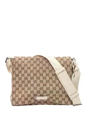 Gucci Gg Canvas Shoulder Bag - Neutrals