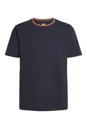Paul Smith Cotton Artistic Trim T-shirt - Grey