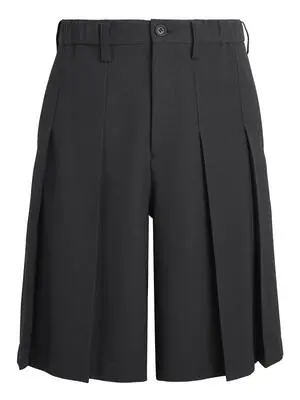 Issey Miyake Pleated Cornice Shorts - Grey