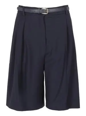 MAX MARA Max Mara Bermuda Wool Flannel Trousers