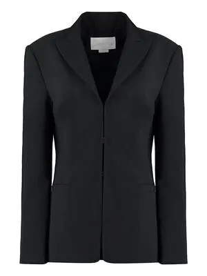 GENNY Single-breasted Blazer - Black