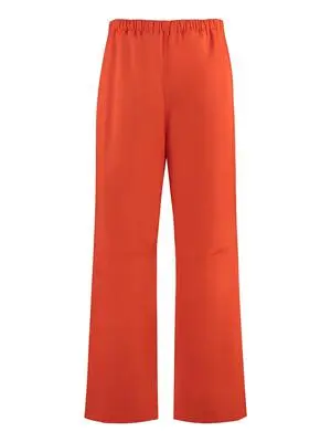 Gucci Poplin Cotton Skater Trousers - Orange