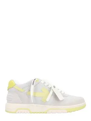Off-White OFF-WHITE "Out Of Office" Suede Sneakers Grey