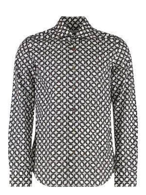 SONRISA Printed Cotton Shirt - Multicolor