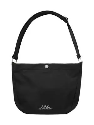 A.p.c. Mini Button Closure Shoulder Bag - Nero
