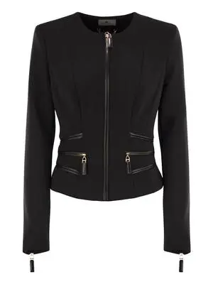 ELISABETTA FRANCHI ELISABETTA FRANCHI Zip-Up Blazer With Zip Pockets