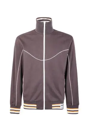 GOLDEN GOOSE Technical Zip Sweatshirt - Brown