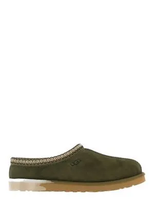 UGG UGG Suede Tasman Slippers With Shearling Lining Green
