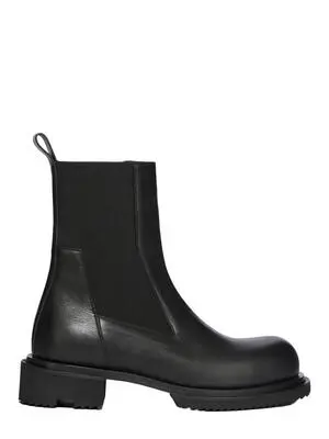 Rick Owens Lug Sole Pull-tab Boots - Nero