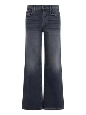 MOTHER Loose Fit Wide Leg Jeans - Grey