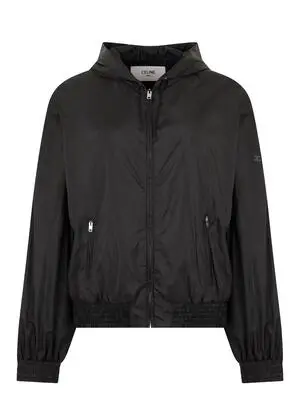 CELINE CELINE Technical Fabric Zip-Up Windbreaker