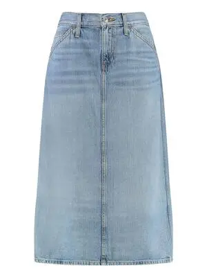 RE/DONE RE/DONE Originals Low Rider Midi Skirt In Vintage Flow