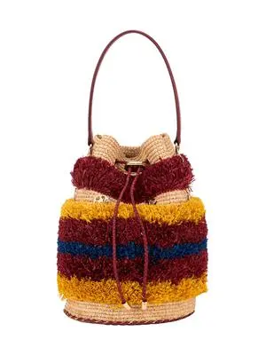 Rabanne Vibrant Bucket Handbag 13cm X 25cm - Multicolor