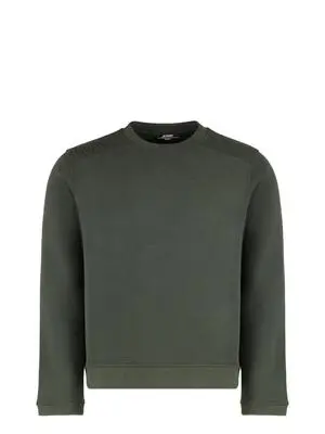 K-WAY Essential Crewneck Cashmere-blend Sweater - Green