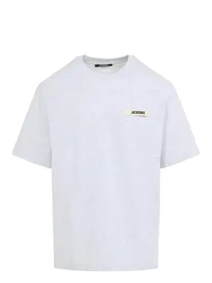 Jacquemus Jacquemus Grosgrain T-Shirt For Men Grey