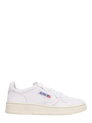 AUTRY Classic Low-top Leather Sneakers - White