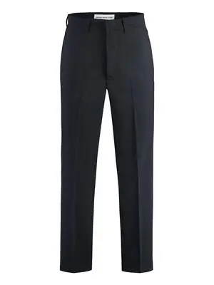 DEPARTMENT 5 Wool Blend Trousers - Blue