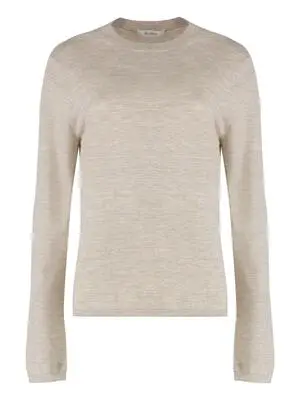 Max Mara Cashmere Crew Neck Sweater - Sand