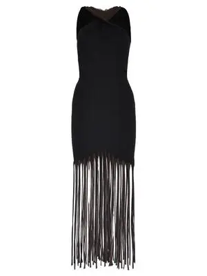 BOTTEGA VENETA BOTTEGA VENETA Ribbed Knit Top With Fringed Hem