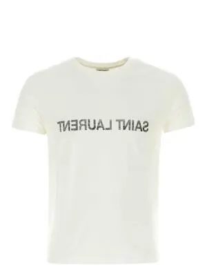 SAINT LAURENT SAINT LAURENT Cotton Crew-neck T-shirt