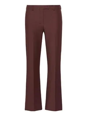 Max Mara Max Mara S'Umanita Tailored Straight-Leg Trousers Red