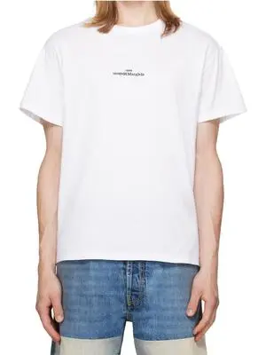 MAISON MARGIELA Distorted Logo T-shirt - White