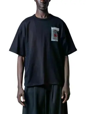YOSHIOKUBO Crew-neck T-shirt - Black