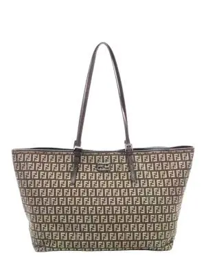 Fendi Zucchino Tote Bag - Brown