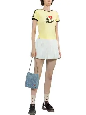 AAPE BY *A BATHING APE Apee™ A Bathing Ape® Printed T-shirt - Yellow