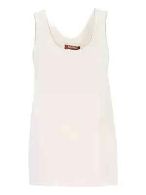 Max Mara Embellished Sleeveless Top - Neutrals