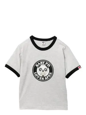 AAPE BY *A BATHING APE Apee™ A Bathing Ape® Contrast Trim Graphic T-shirt - Grey