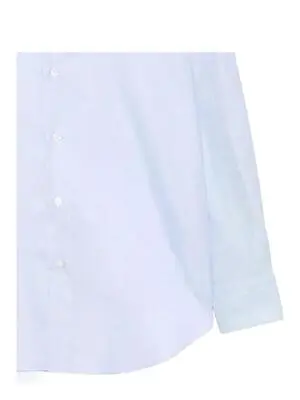 FINAMORE 1925 Spread-collar Button-up Shirt - Blue