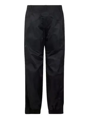 Moschino Zip-detail Pleated-pocket Track Pants - Black