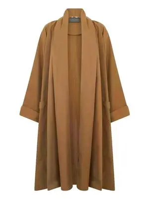 Alberta Ferretti Oversized Coat - Brown