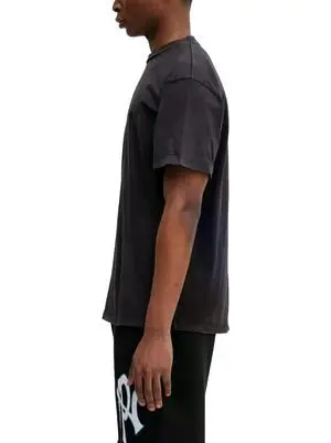 NO PROBLEMO Logo-embroidered Straight T-shirt - Grey