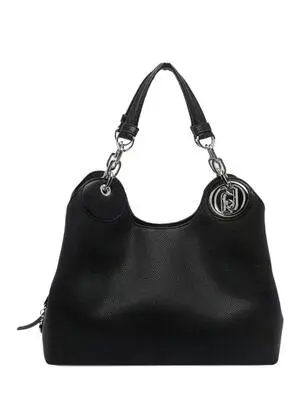 Liu Jo Logo-plaque Shoulder Bag - Black