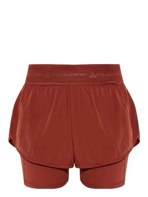 ADIDAS BY STELLA MCCARTNEY Adidas By Stella McCartney Logo Print Layered Shorts