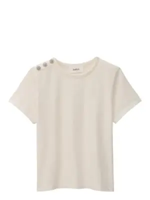 Ba&sh Ba&Sh Elmer Embellished Shoulder T-Shirt No