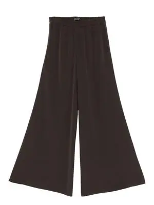 GIANLUCA CAPANNOLO Antonia Elastic-waist Pants - Brown