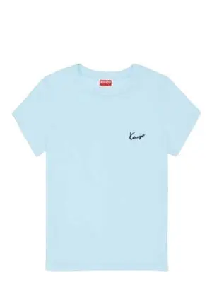 Kenzo Script Logo T-shirt - Blue