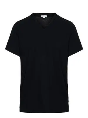 JAMES PERSE V-neck T-shirt - Black