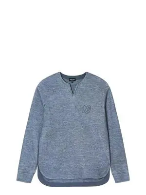 Giorgio Armani V-neck Sweatshirt - Blue