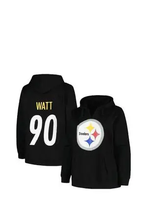 Profile Pittsburgh Steelers T.j. Watt Player Name & Number Hoodie - Black