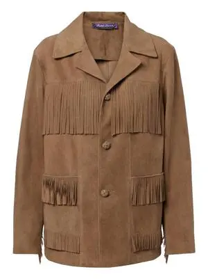 RALPH LAUREN Ralph Lauren Collection Fringed Suede Jacket