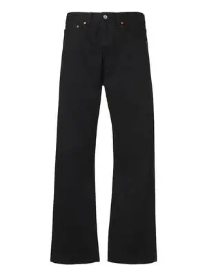 Our Legacy Third Cut Straight Jeans In Selvedge - Black